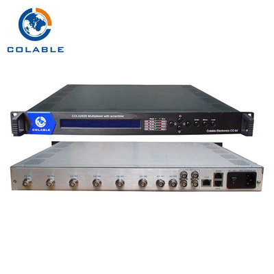 8 Channel ASI To IP Output IP Video Multiplexer DVB Headend TS Multiplexer Scrambler supplier