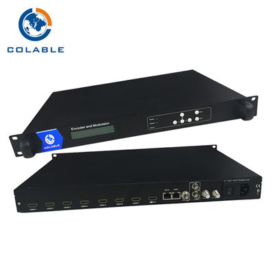 8 CH HDMI To RF Coax Converter , HDMI MPEG - 4 H 264 RF Encoder Modulator COL5011U supplier