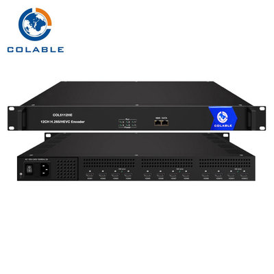 4 CH 8 CH 12 CH H.265 HEVC Hdmi Iptv Encoder For IPTV CATV Headend System COL5112HE supplier