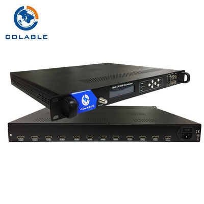 Headend Qam Transmodulator DVB-S2 To DVB - C DVB - T ATSC - T Converter Modulator supplier