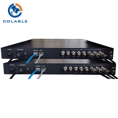 DVB ASI To IP Gatewaty 8 CH ASI To IP Multiplexer Digital Broadcast System COL5781M supplier