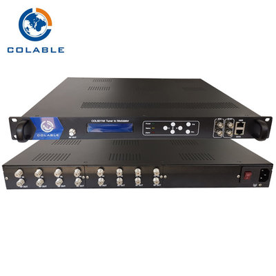 8 Channel DVB - S2 To RF Converter ISDB - T QAM DVB - T Modulator COL5011M supplier