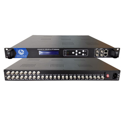COL5011P DVB To IP Gateway Tuner To IP Gateway 16 DVB S2 IP Gateway Converter supplier