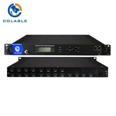 COL5011V 20 Channels HDMI To RF Modulator 8 RF Carrier Output HD RF Modulator supplier