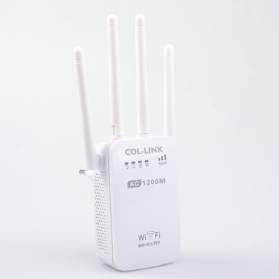 2.4G 5G 1200Mbps Dual band Wifi Wireless Router with Convenient wall plug COL-AC05 supplier