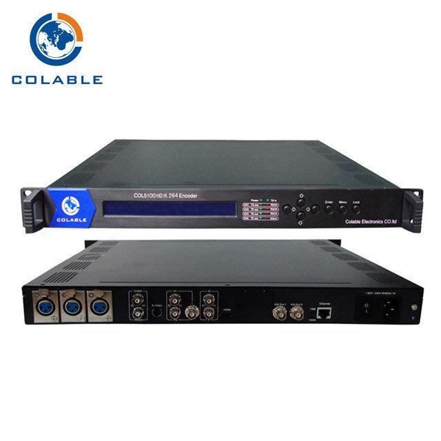 CVBS Digital TV HD Video Encoder H 264 SPTS Over UDP Unicast Multicast COL5100 supplier