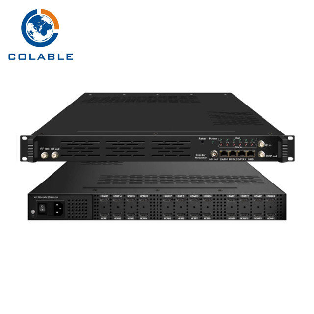 Digital TV 12 Hdmi Channel Modulator  , HDMI To ISDB - T Encoder Modulator supplier
