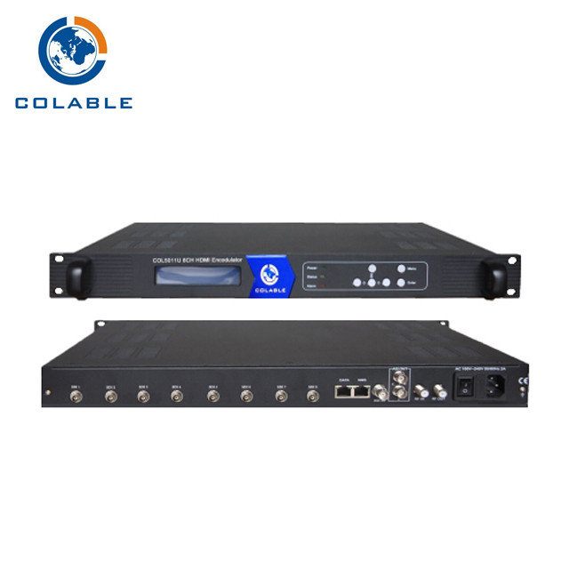 Digital Cable TV System AV To RF Modulator , MPEG2 Hdmi To Dvb T Modulator supplier