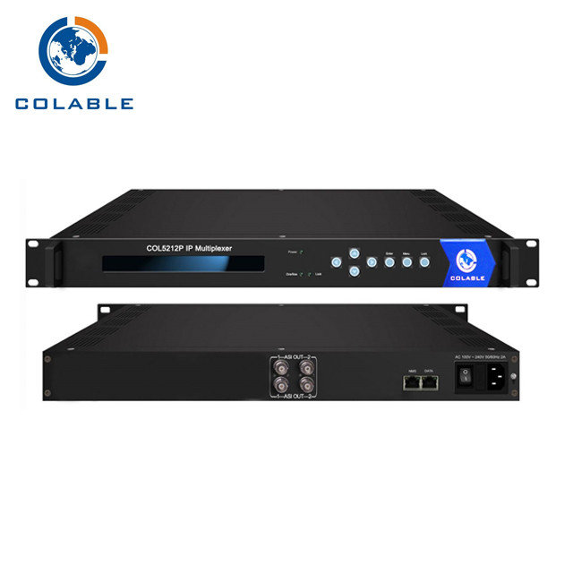 Digital TV Headend IP Video Multiplexer IP To ASI 2 * ASI + 2 * IP Output supplier