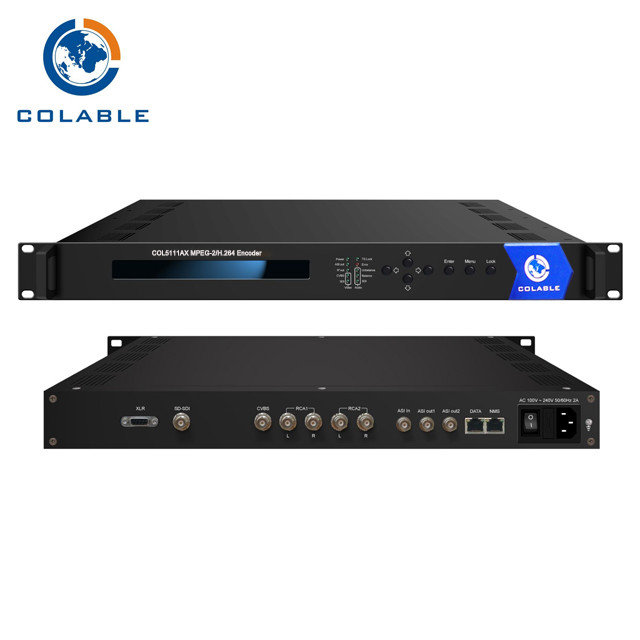 ISDB T MPEG 2 H 264 Video Encoder With Single CVBS ASI Input COL5111AX supplier