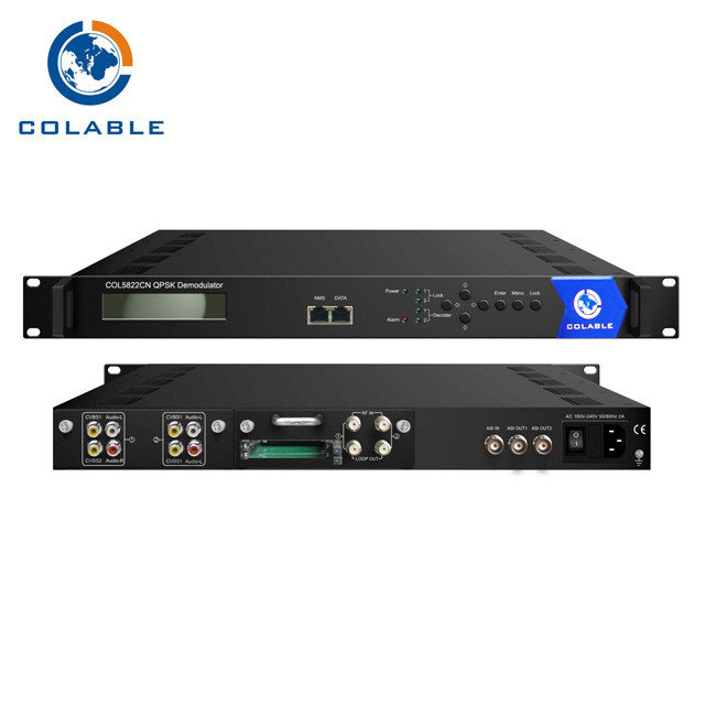 Satellite Integrated Receiver Decoder RF To AV Converter IRD With 2 CAM / CI Slot COL5822CN supplier