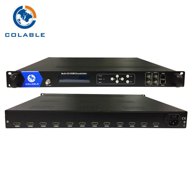 12 Port Hdmi Encoder Modulator , Digital CATV System HDMI To Cable Encoder Modulator supplier