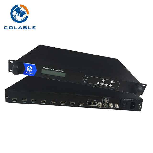 8 In 1 Out H 264 HDMI To DVB T Encoder Modulator HD To COFDM RF Modulator COL5011U supplier