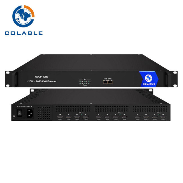 4 CH 8 CH 12 CH H.265 HEVC Hdmi Iptv Encoder For IPTV CATV Headend System COL5112HE supplier