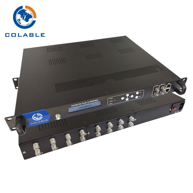 8 Channel DVB - S2 To RF Converter ISDB - T QAM DVB - T Modulator COL5011M supplier