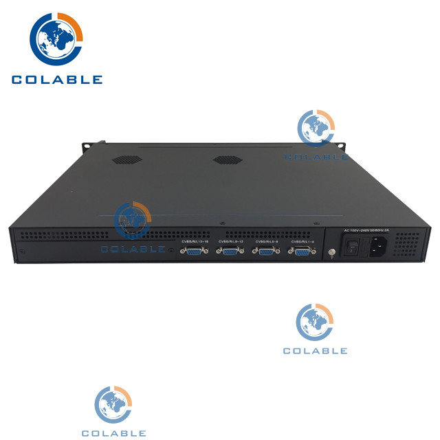 MPEG -4 AVC H.264 16 Channel Analog AV To IP Converter SD Encoder COL5116A supplier