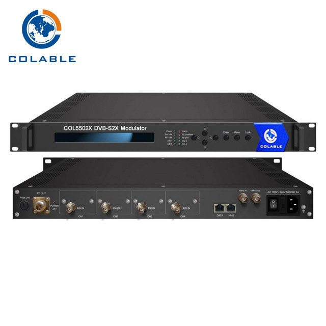 Biss Scramble Satellite TV Modulator With ASI+IP To DVB-S DVB-S2 DVB-S2X Modulator supplier
