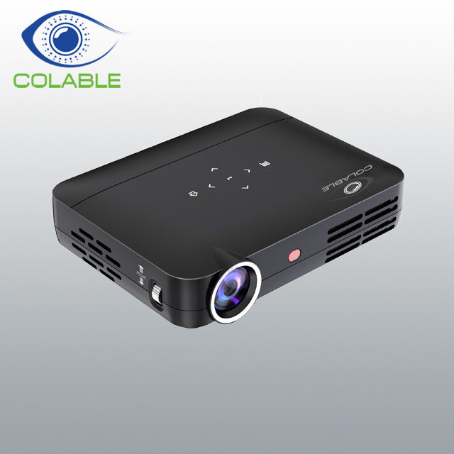 6.0 Android WIFI Projector Bluetooth 2GB 8GB long distance DLP LED Projector I9 supplier