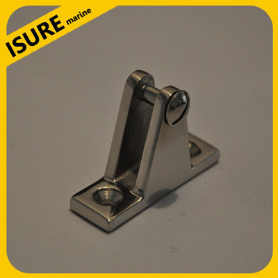Stainless Steel Deck Hinge Boat Bimini Top Fitting 90 Degree