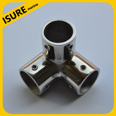stainless steel 90 degree three way angle /marine hardware