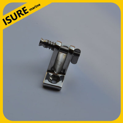 Stainless Steel Deck Hinge Boat Bimini Top Fitting 90 Degree With Quick Pin