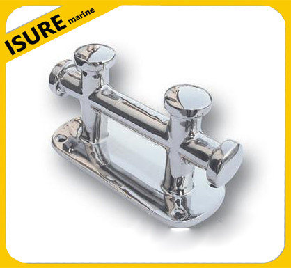 316 Marine Grade Stainless Steel Double Yacht Deck Boat Cross Bollard