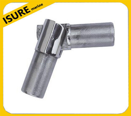stainless steel internal 90 degree swiveling joint for bimini pipes