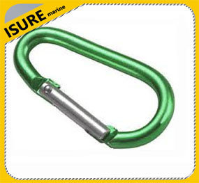 Aluminum Alloy locking Clip Camping Snap Hook Keychain