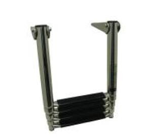 OVER PLATFORM STAINLESS STEEL TELESCOPING BOAT LADDER SWIM STEP