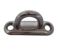 Stainless Staple on  Oblong Pad Base .Ring Eye Plate