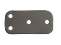 STAINELSS STEEL3 HOLES REC. WELDING BASE