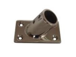 Boat Hand Rail Fitting-45 Degree Rectangler Base-Marine Stainless Steel