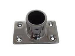 Boat Hand Rail Fitting-90 Degree Rectangler Base-Marine Stainless Steel