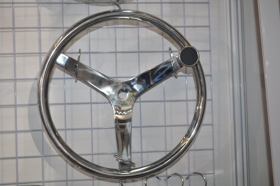 Marine 3 Spoke Stainless Steel Boat Steering Wheel from China supplier