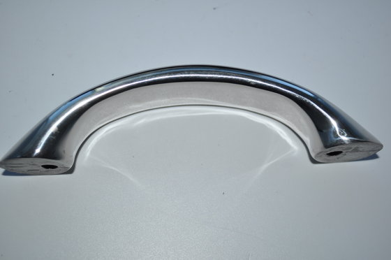 Polished Oval Boat Grab Handle Oval Handrail Round Tube