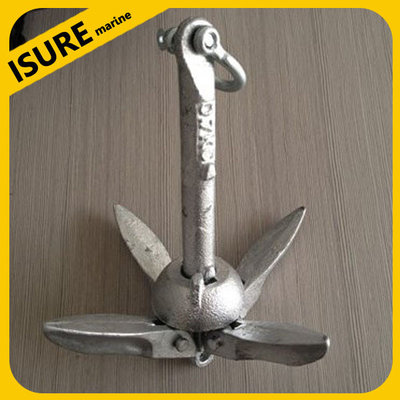 Galvanised folding marine anchor,grapnels anchor/ Galvanised Steel Folding Anchor
