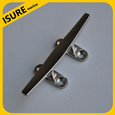 Boat Dock Rope Cleat 6" Flat Top Classic Style-Marine 316 open base cleat