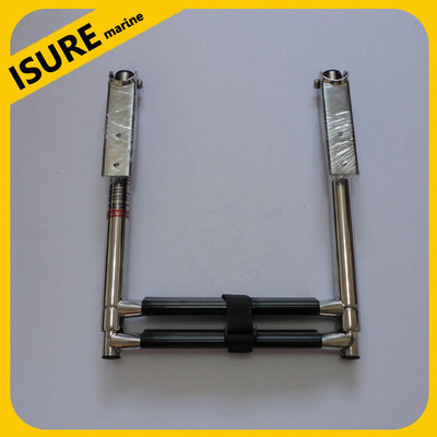 2 Step Telescoping Boat Ladder Stainless Steel Under Platform For Sale