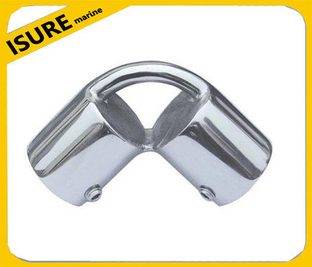 Boat Hand Rail Fitting Two Ways Corner  Marine Stainless Steel from China Supplier ISURE MARINE