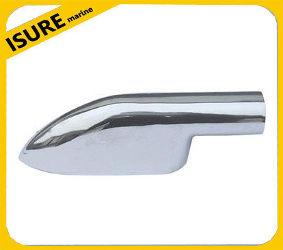 MARINE BOAT RAIL FITTING RAIL END STAINLESS STEEL RAIL SATANCHION