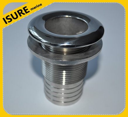Stainless Steel Sea Drains With Hose Adapter，marine hardware