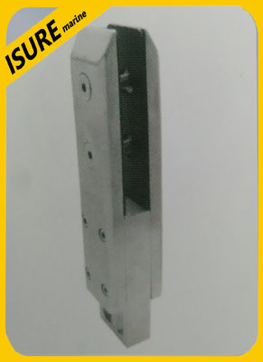 Stainless Steel Glass Clip Clamp Connector Silver
