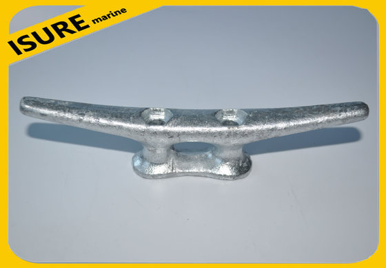 MARINE DOCK CLEAT 6" GALVANIZED OPEN BASE BOAT