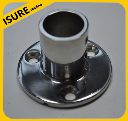 Boat Deck Handrail Round Base 90 degree,marine hardware