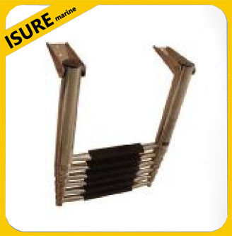 Telescoping drop heavy ladder stainless steel from China supplier