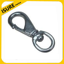 Stainless Steel Round Eye Swivel Lobster Clasp Lanyard Hook