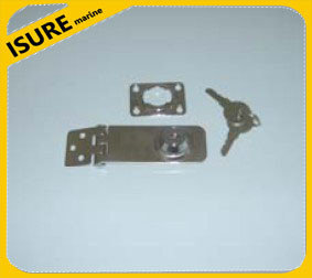 STAINLESS STEEL MARINE SWIVEL EYE LOCKING HASP