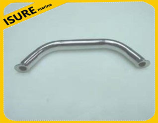 Boat Handrail / Grab Rail Handle Flared Base - Marine Stainless Steel