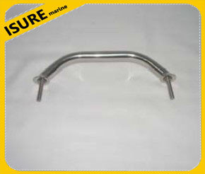 Boat Handrail / Grab Rail Handle Flared Base - Marine Stainless Steel