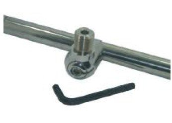 MOUNT W/HOLE FOR LORAN CABLE STAINLESS STEEL